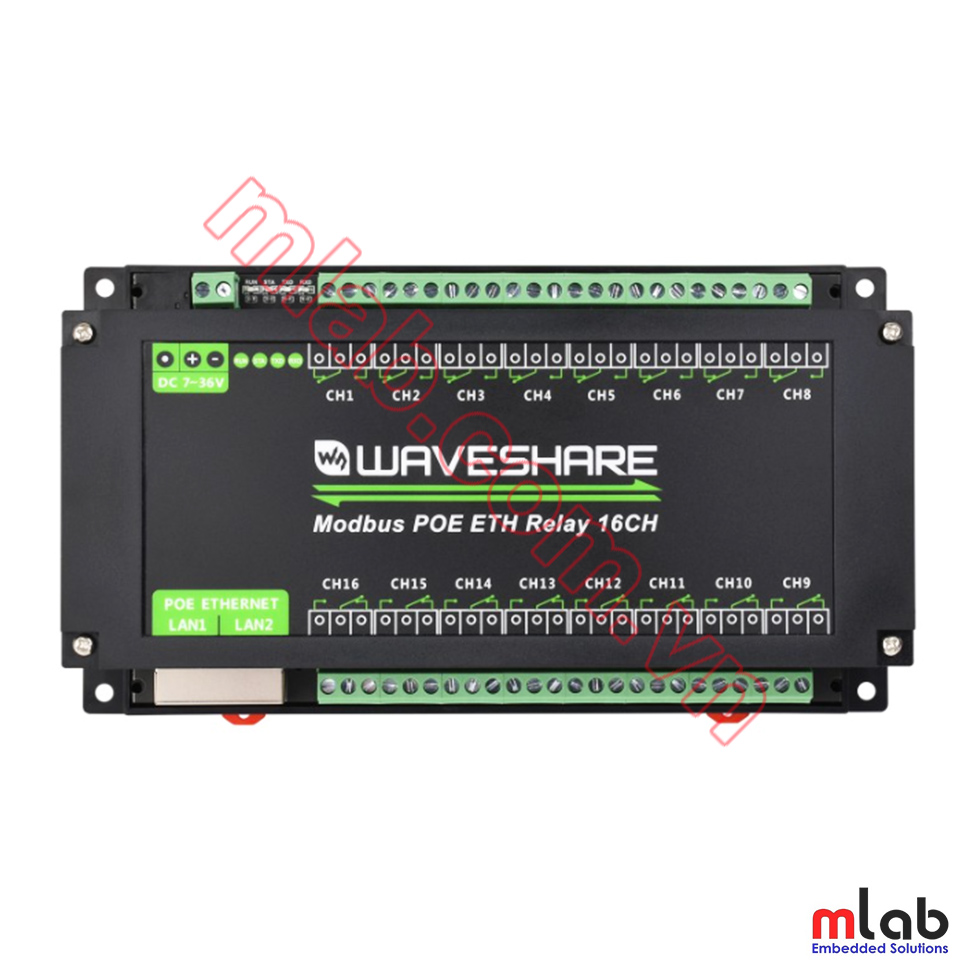 16 Ch Ethernet Relay Module Modbus Rtu Modbus Tcp Protocol Ethernet Port Communication